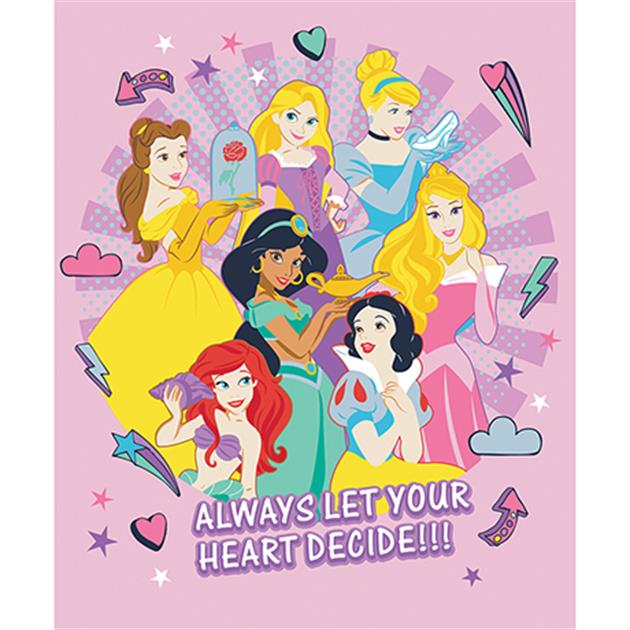 DISNEY - Princess Group Pose Panel Multi by Disney in Disney Fabric