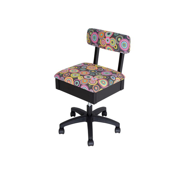 Horn Limited Edition Gaslift Sewing Chair Pinwheel by Horn Furniture in ...