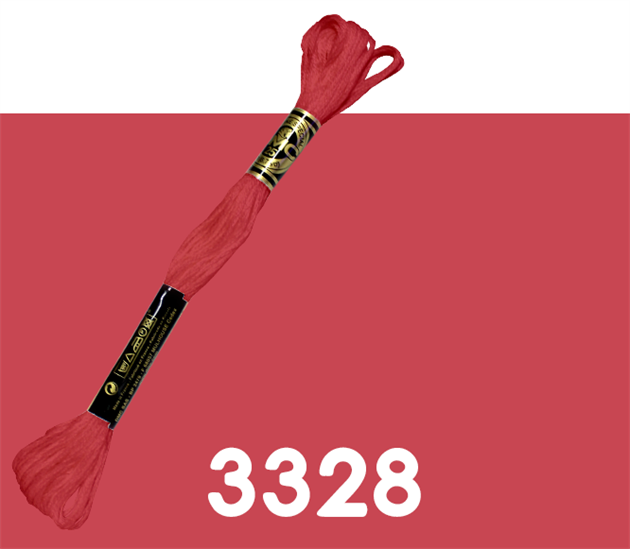 DMC Stranded Cotton 3328 by DMC in Thread - Embroidery Threads & More | Hobbysew My Creative Home