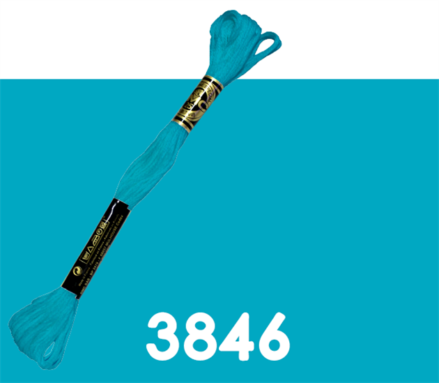 DMC Stranded Cotton 3846 by DMC in Thread - Embroidery Threads & More ...