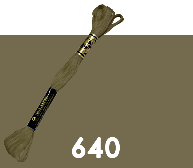 DMC Stranded Cotton 640 by DMC in Thread - Embroidery Threads & More ...