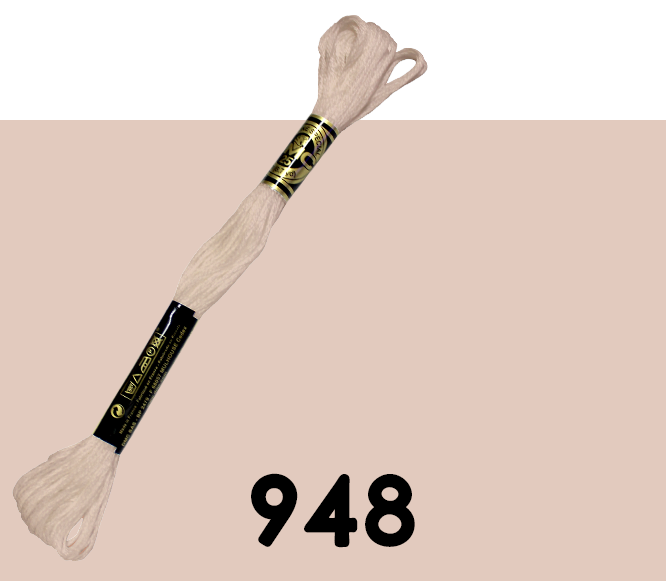 DMC Stranded Cotton 948 by DMC in Threads | Hobbysew - My Creative Home - Australia